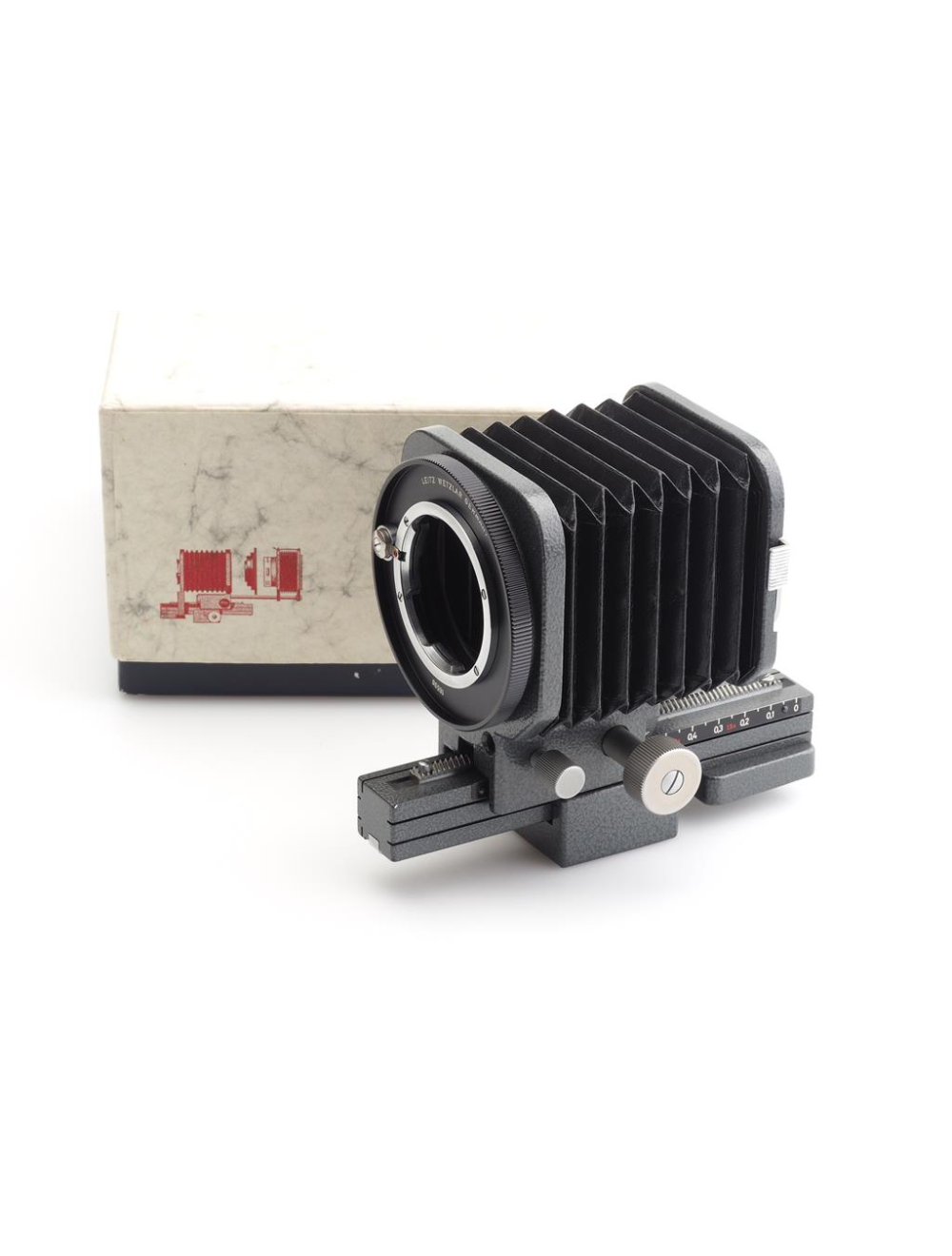Leitz Leica M Bellows Balgen II 16556 w. Adapter 16596 & Box | JO GEIER