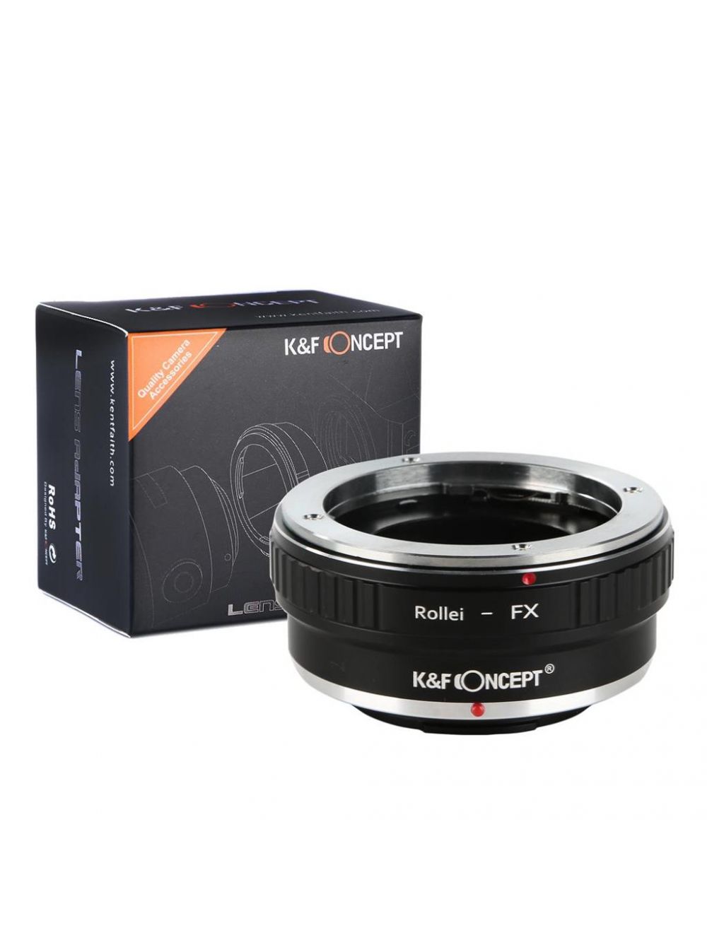 K&F Concept Adapter Rollei QBM to Fuji X Rollei-FX | JO GEIER