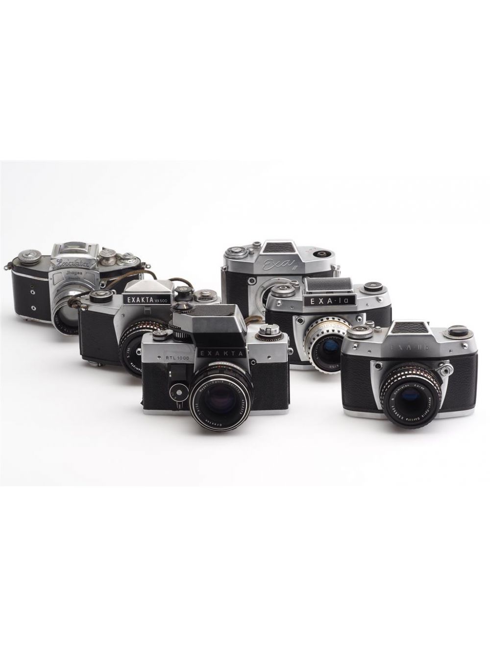 Lot of 6x Exakta Cameras Exa Ia Exa II Exa IIb VX500 RTL1000 | JO GEIER