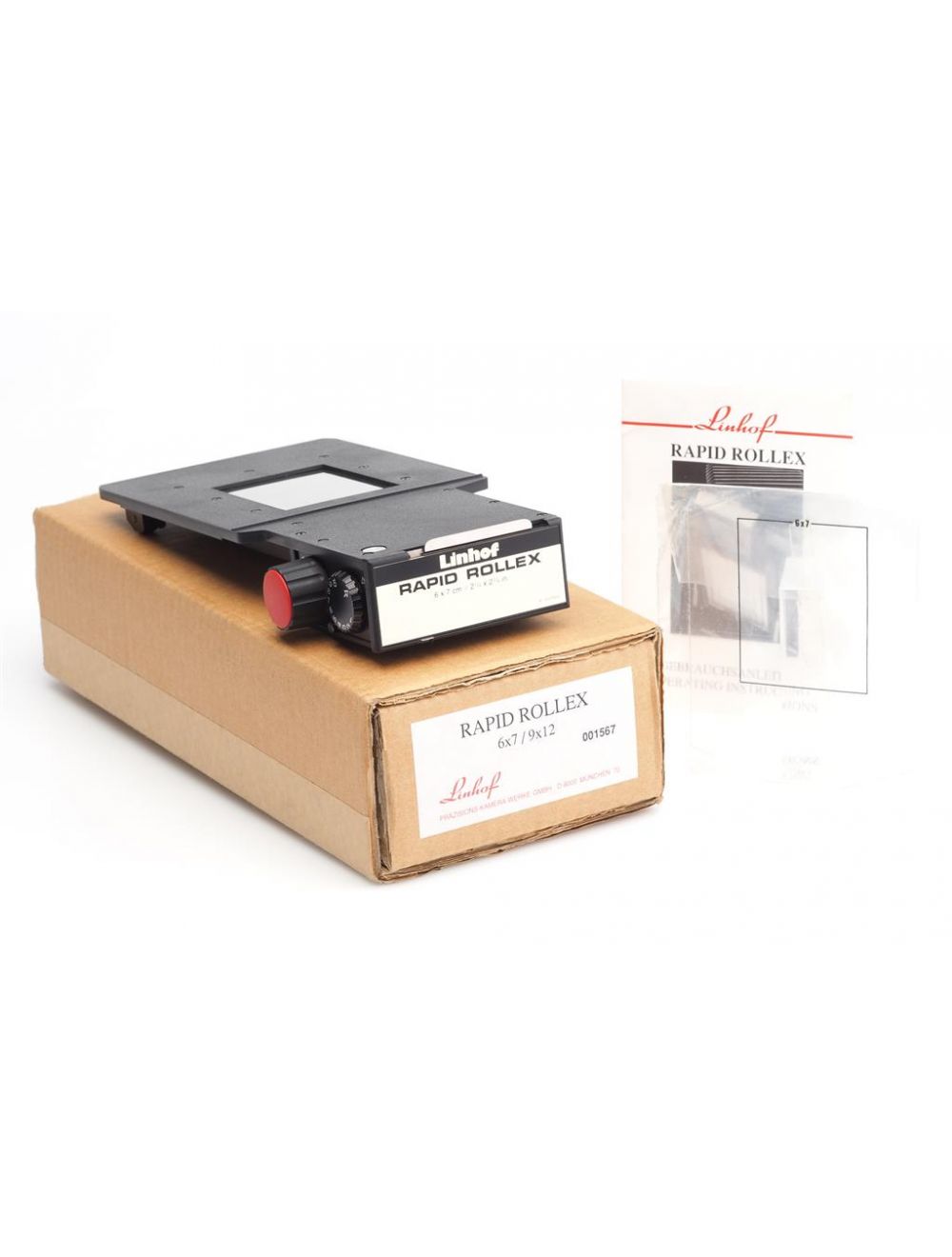 Linhof Rapid Rollex 6x7cm Rollfilm Magazine Black w. Box | JO GEIER