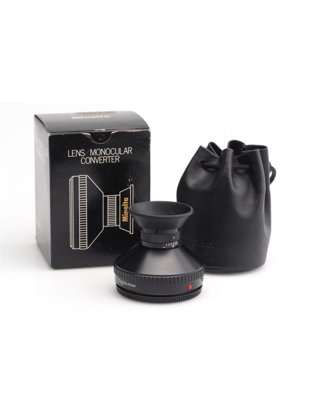 Minolta MD Lens Monocular Converter w. Case & Box | JO GEIER