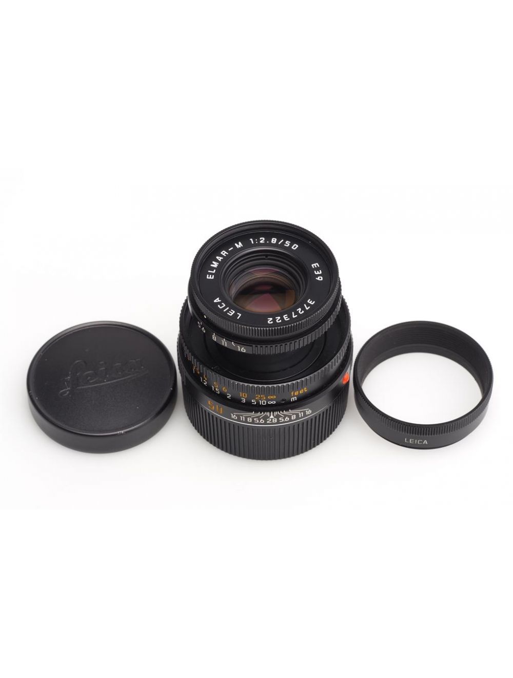 Leitz Leica M Elmar-M 2.8/50mm 11831 Black E39 w. Hood 12550 | JO GEIER
