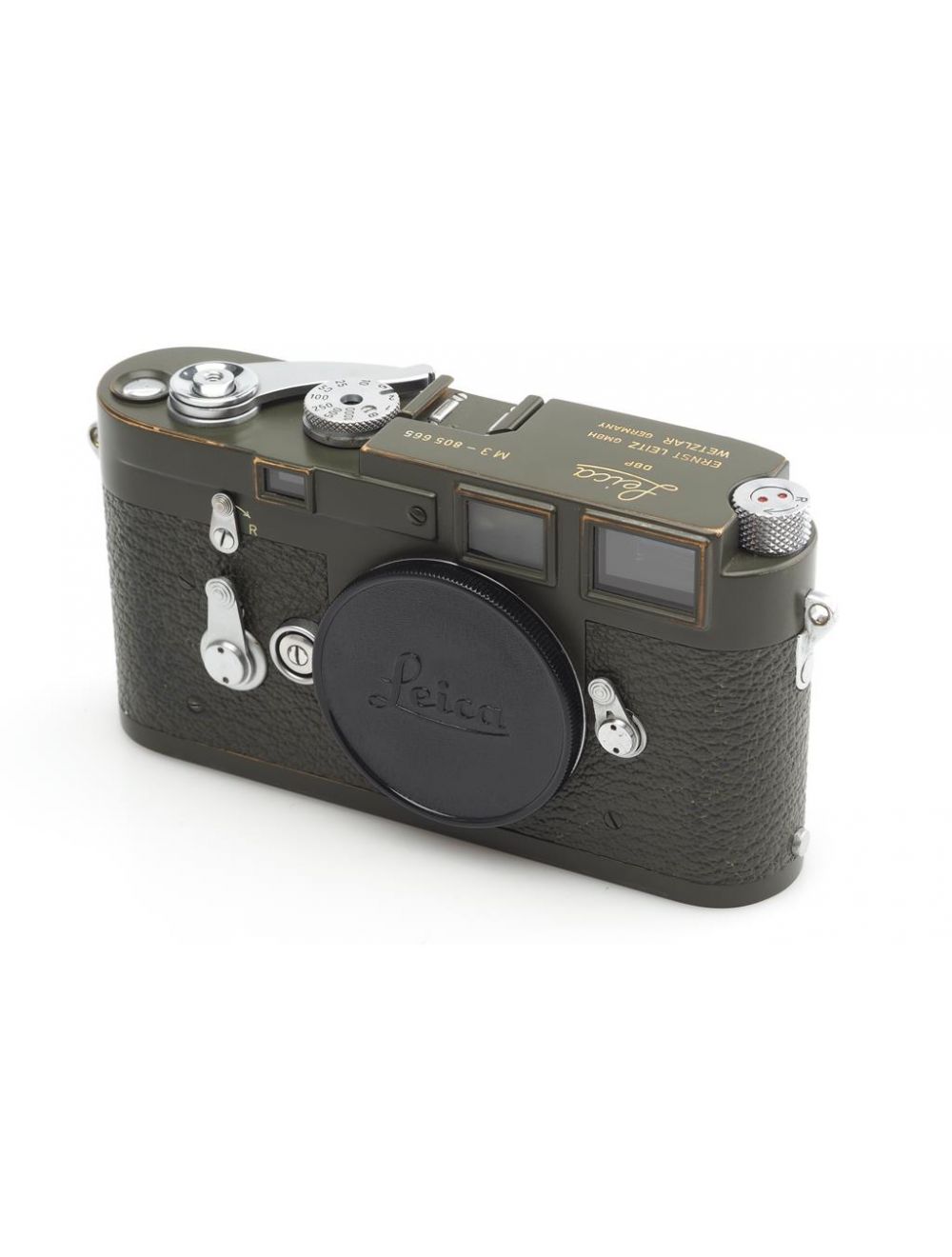 Leitz Leica M3 Olive KANTO REPAINT #805665 Double Stroke | JO GEIER