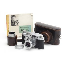 Leitz Leica IIIg Chrome w. Elmar 2.8/5cm & Case | JO GEIER